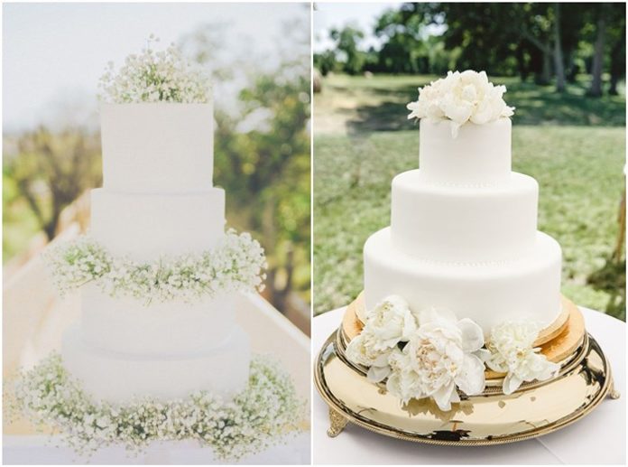 18 Simple White Wedding Cakes Ideas for Your Wedding – ChicWedd