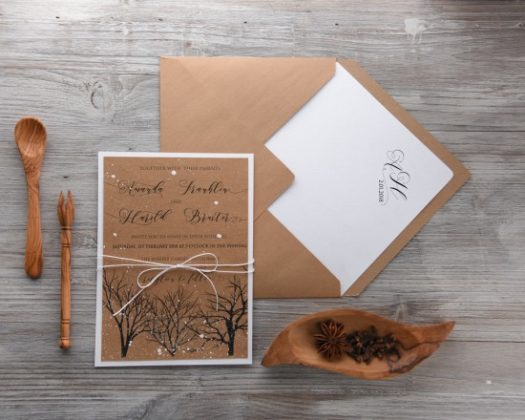 20 Chic Rustic Wedding Invitations from 4lovepolkadots that Wow – ChicWedd