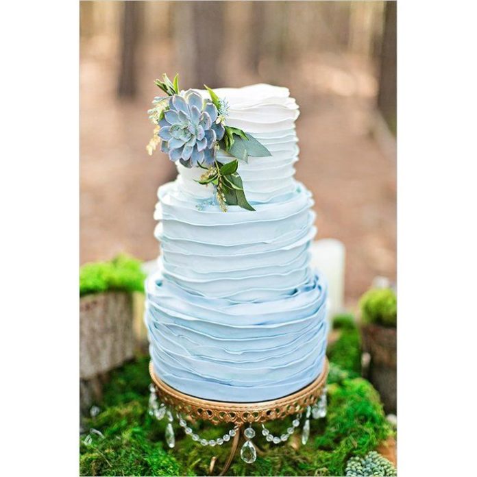 Elegant Blue Wedding Cake Ideas You Will Like 2484840716127747720 ...