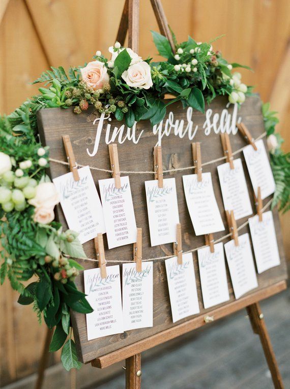 38 Brilliant Wedding Seating Chart Ideas To Steal ChicWedd