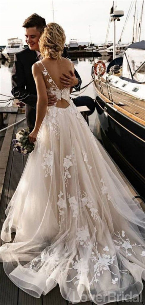 25 Stunning Wedding Dresses with Open Back – ChicWedd