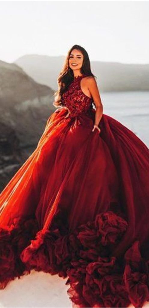 36 Colourful Wedding Dresses Colour Your Wedding – ChicWedd