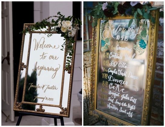 32 Mirror Wedding Ideas Into Your Wedding – ChicWedd
