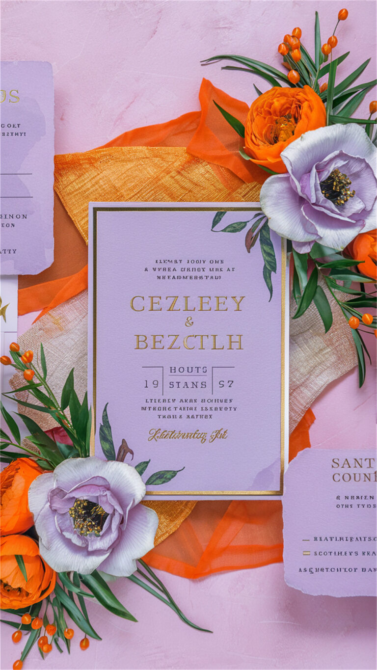 Orange and Lilac Wedding Ideas: A Perfect Blend of Warmth and Elegance ...